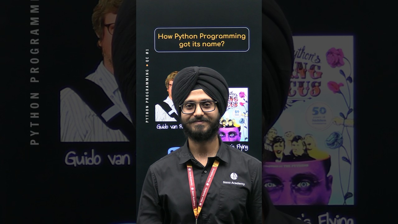 How Python Programming got its name? #Python #NesoAcademy #QuickConcepts