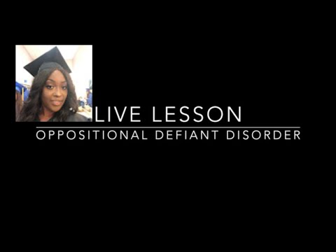 Oppositional Defiant Disorder
