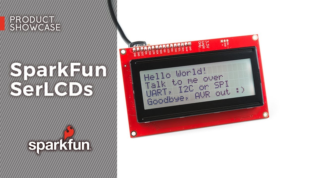Product Showcase: SparkFun SerLCDs