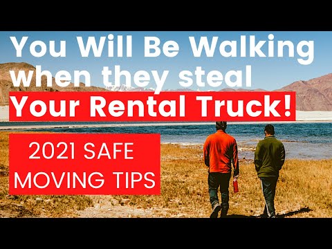 One Way Moving Truck Rentals And Theft!