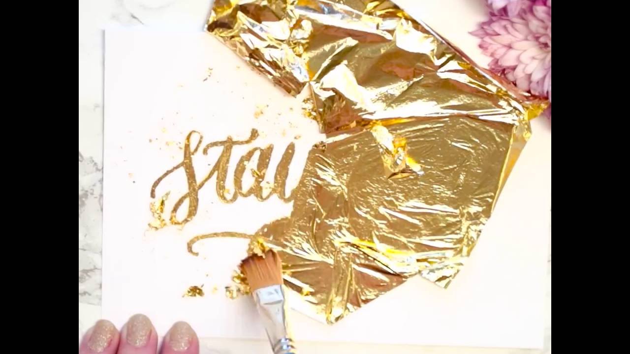 How to Gold Foil Your Own Greeting Cards and Invitations