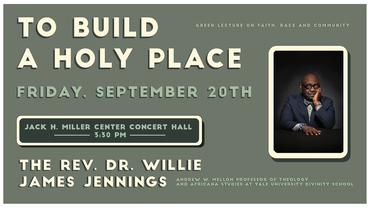 2024 Green Lecture on Faith, Race, and Community