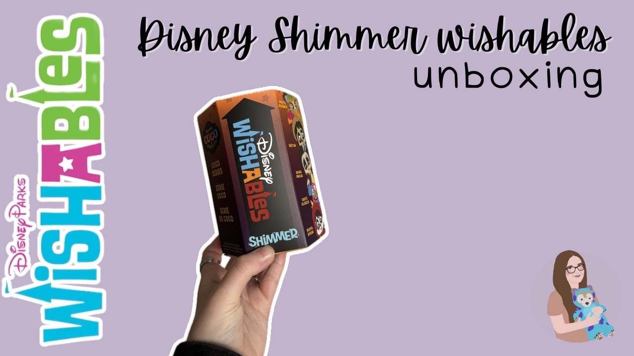 coco shimmer wishables unboxing | disney blind box opening