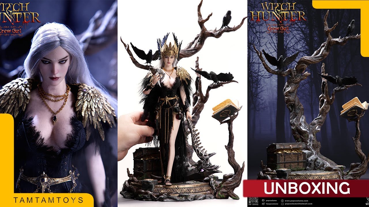 UNBOXING - POP COSTUME 1/6 Witch Hunter Series-The Crow Girl Deluxe Version WH-005