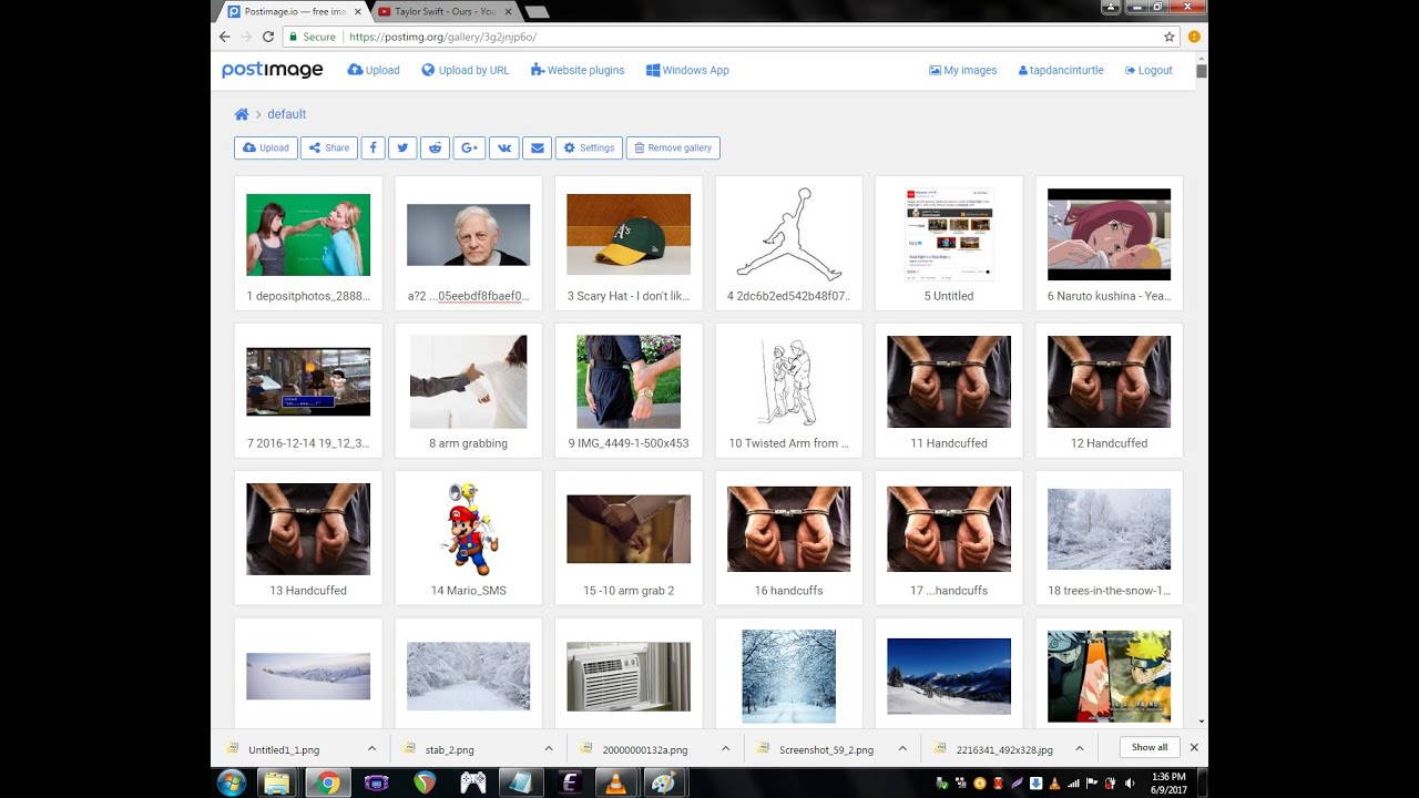 Postimage as it was before I deleted it.