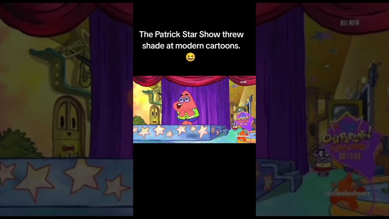 The Patrick Star Show disses modern cartoons #ThePatrickStarShow #spongebob #Shnobbs #moderncartoons