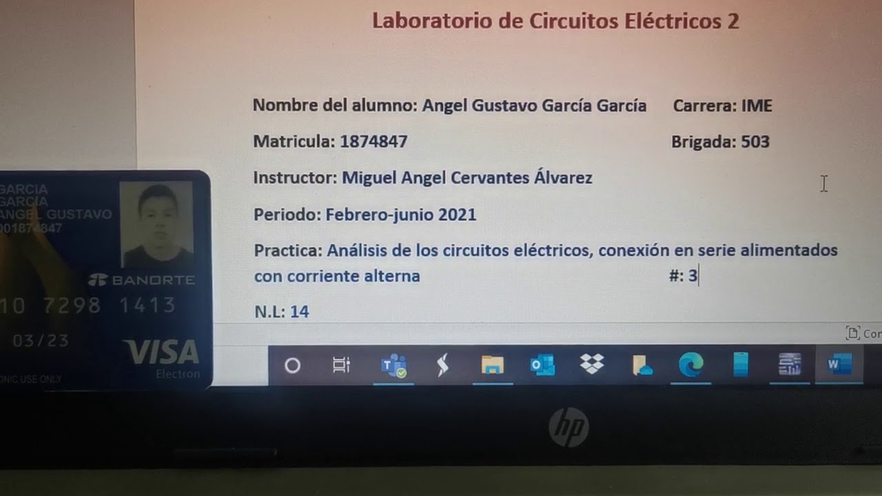 Práctica 3 Circuitos Eléctricos 2 Fime 1874847