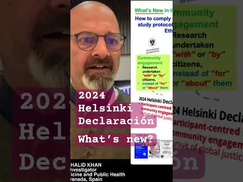 What’s new in the 2024 Helsinki Declaration #researchintegrity #ethicsapporval #irb #ethics #rec