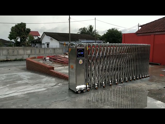 Retractable Gates - Mild Steel Manual Retractable Gate Manufacturer ...