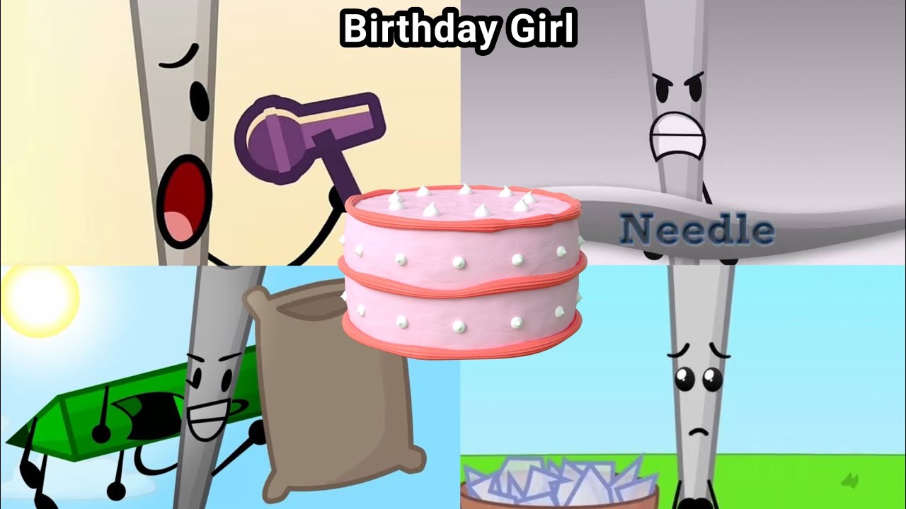 BFDI: Best Moments Of Needle (It's Her Birthday)