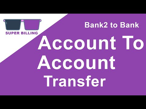 Account to account transfer on Super billing- Free billing software for desktop