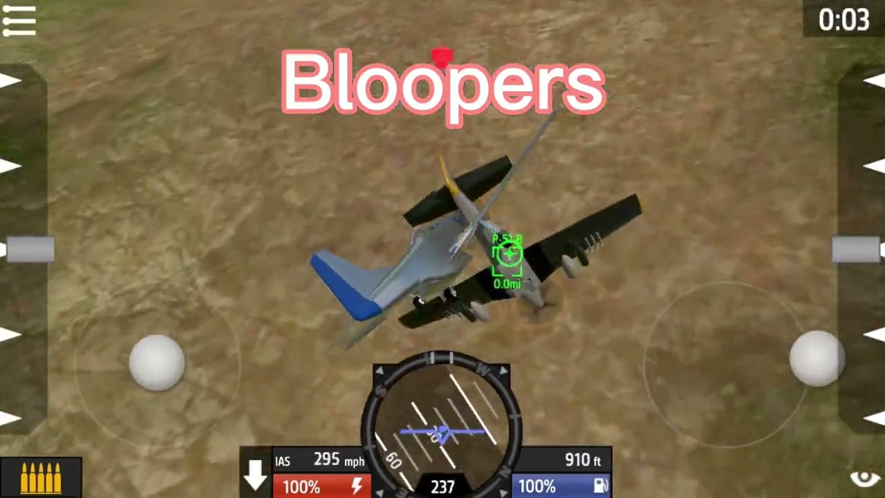 Best gun kill in SimplePlanes (with bloopers)