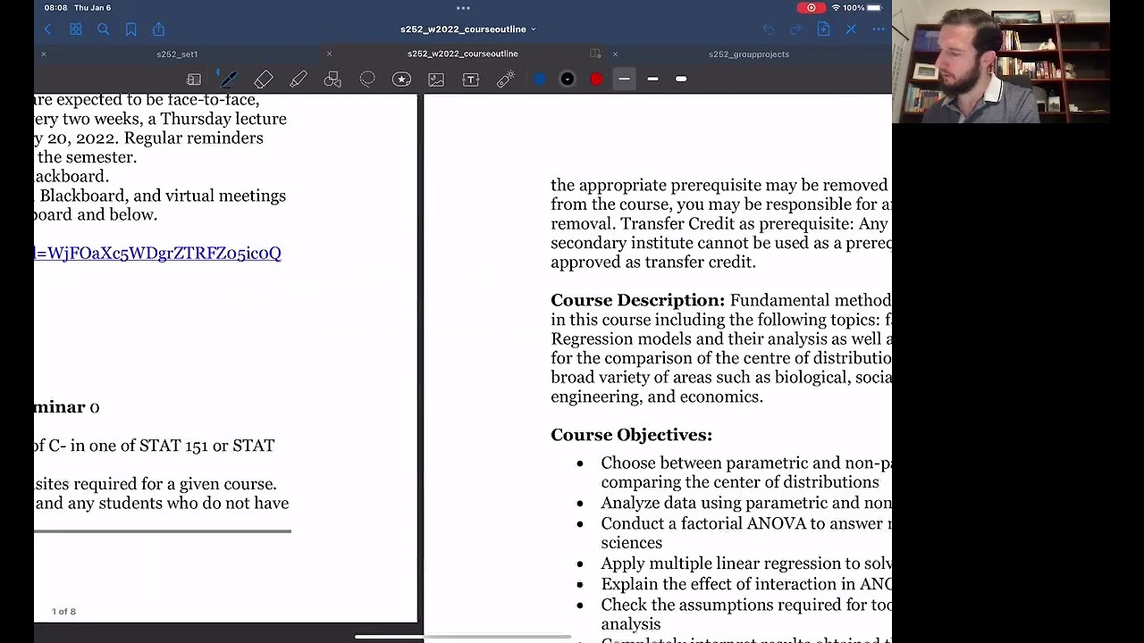 Stat 252 - Lecture 1 (Jan. 6, 2022)