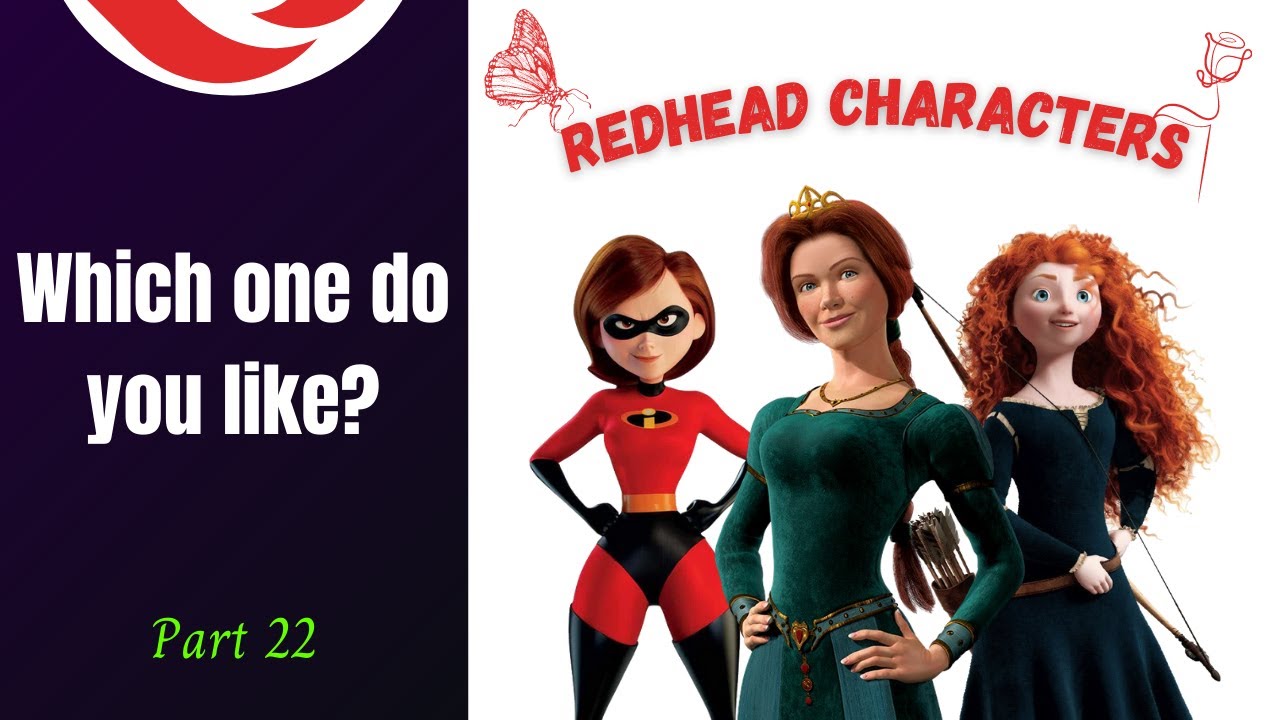 The Twenty-Six Redhead Animated Characters