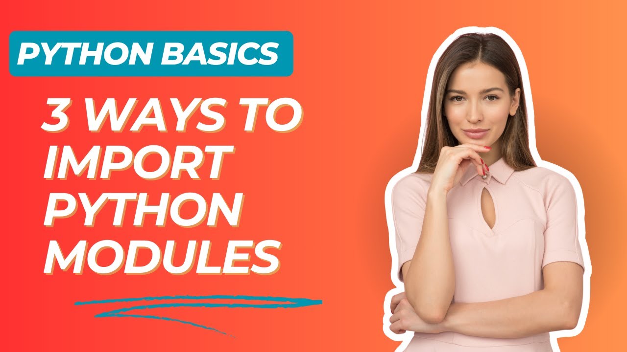 Python Basics 5: Three Ways to Import Python Modules (Packages) #python #packages #datascience