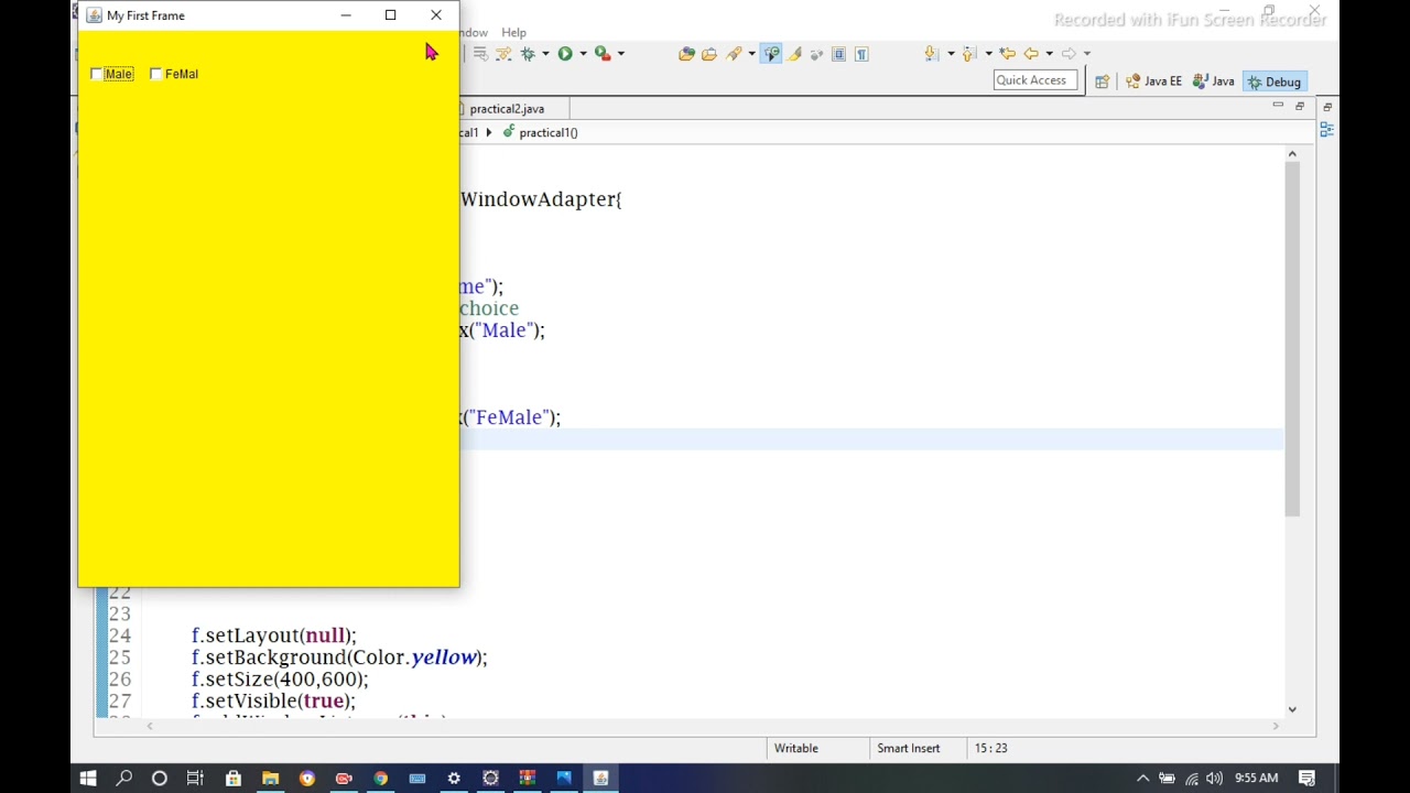 5: Creating text box and Choice | java awt tutorial | Devil Programmer