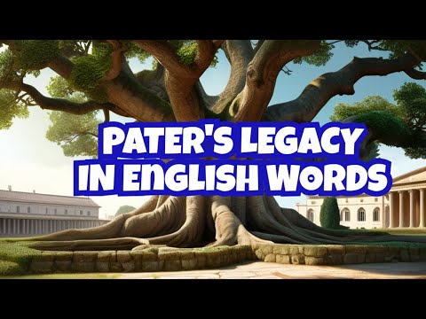 Etymology of 10 English words derived from Latin pater, patris meaning father
