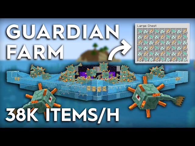Top 5 most efficient guardian farms in Minecraft