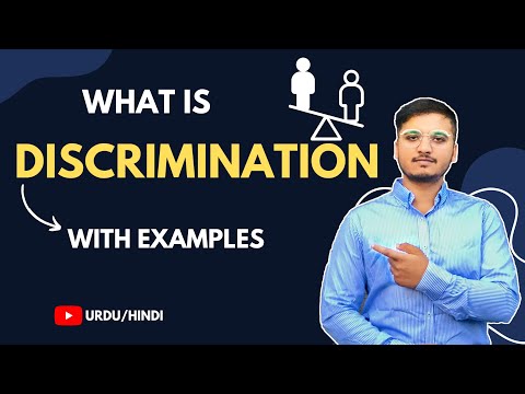 What is Discrimination? Urdu / Hindi