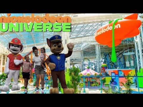 Nickelodeon Universe Indoor Largest Theme Park Live Show Characters Meet & Greets Rides