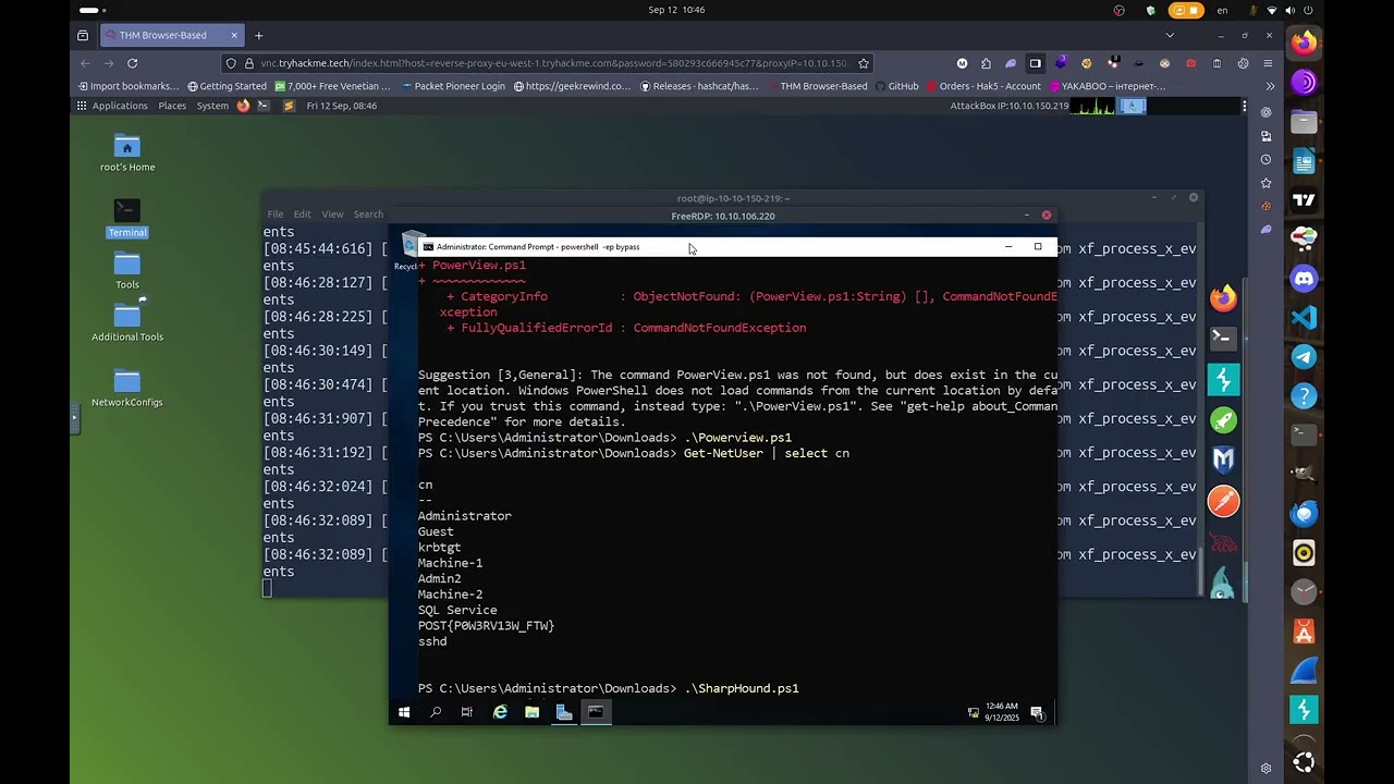 Post Exploitation Basics Tasks 2-8 TryHackMe Walkthrough