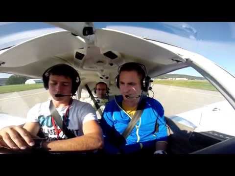 My first airplane flight. Kristiansand Kjevik Airport