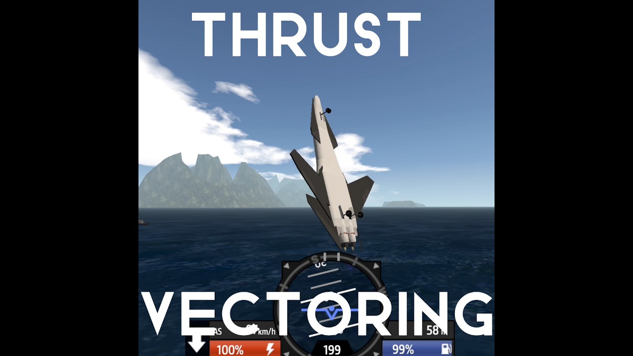 Simple Planes Thrust Vectoring Tutorial | Use XML to turn off collision. | #guide #simpleplanes