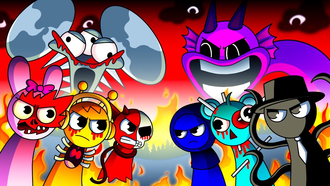 SPRUNKI: CIVIL WAR! (Cartoon Animation)