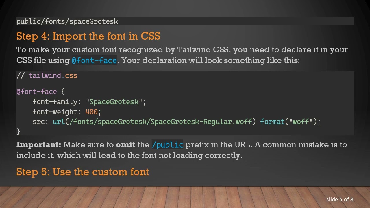 How to Fix the Wrong Font Issue When Using Custom Fonts in Next.js with Tailwind CSS