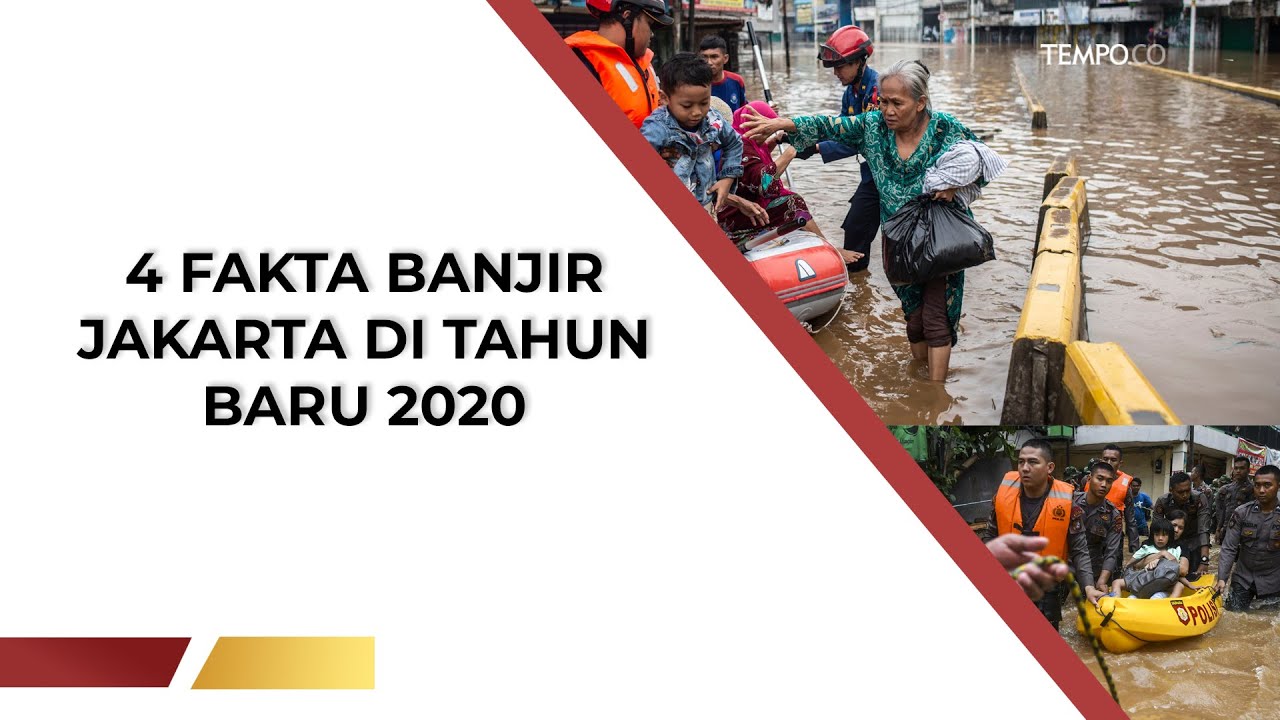 4 Fakta Banjir Jakarta di Tahun Baru 2020