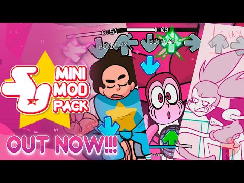 Steven Universe: Mini Mod Pack || OUT NOW!!! (Full Showcase) || Friday Night Funkin’ Mod