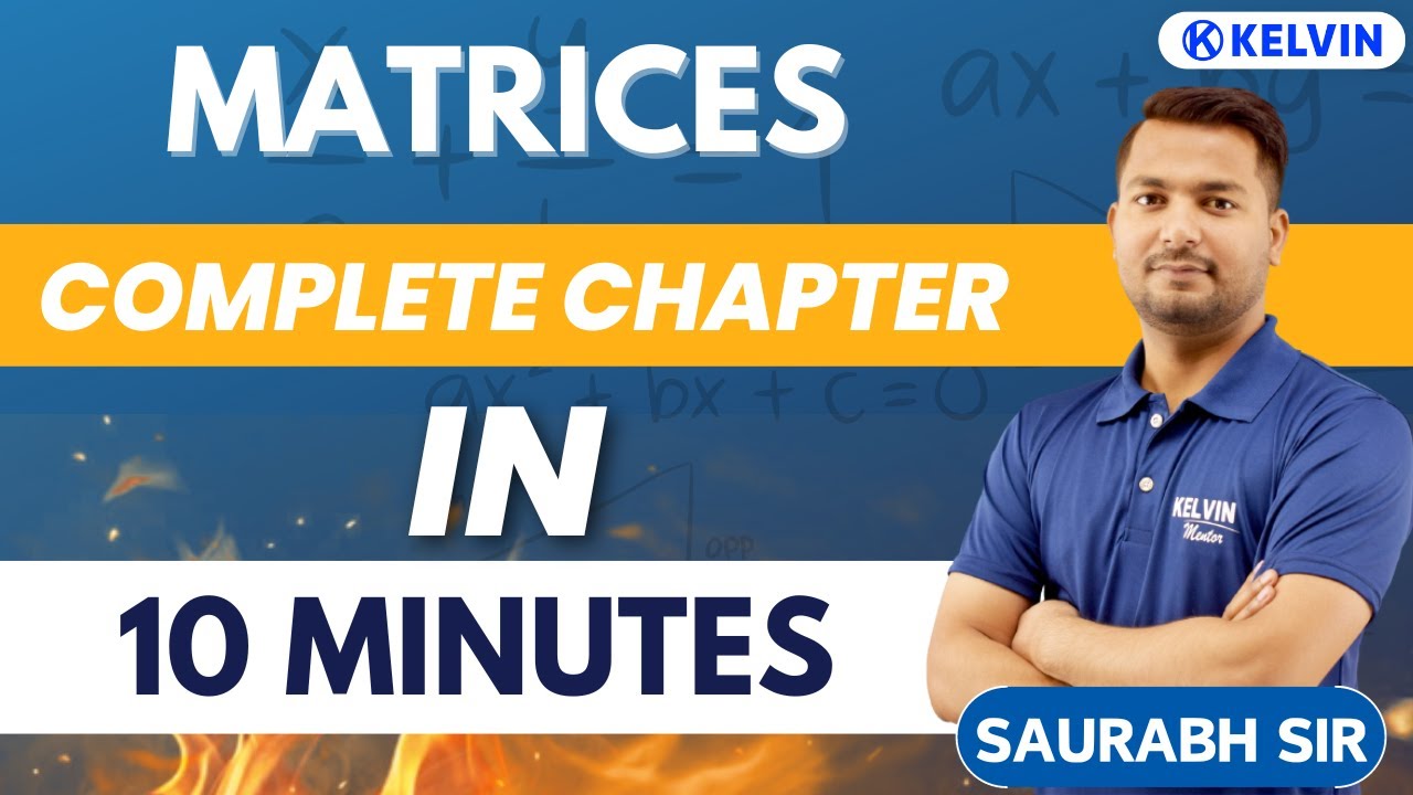 Understanding Matrices: A Comprehensive Mindmap for Class 12 Maths ...