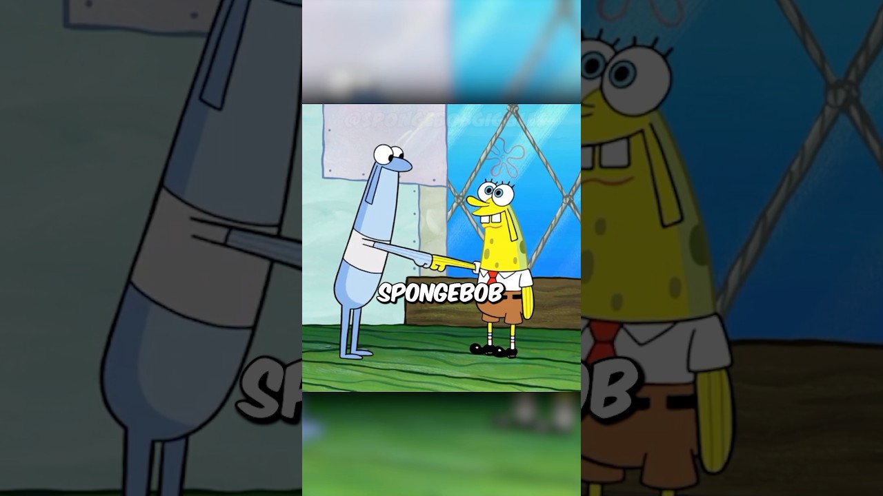 SpongeBob Turns into an Anchovy 😭 #spongebob #shorts