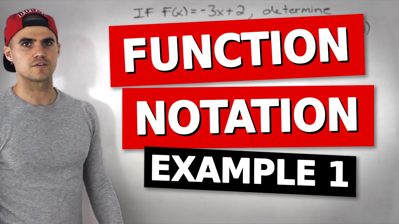 MCR3U (1.2) - Function Notation Example 1 - Grade 11 Functions