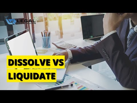 Dissolve Vs Liquidate 👷🏼 👮🏼 Liquidate Means A Formal Closing Down By A Liquidator.