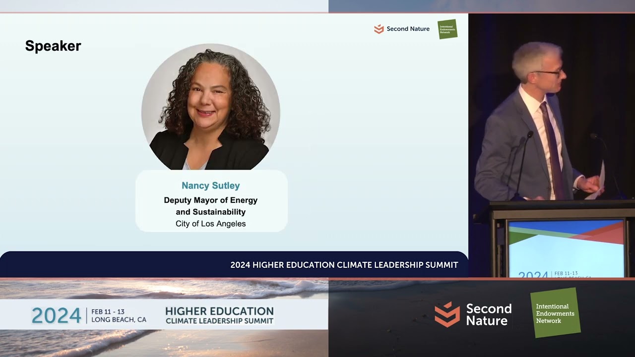 2024 Higher Education Climate Leadership Summit | Welcome and Opening Plenary
