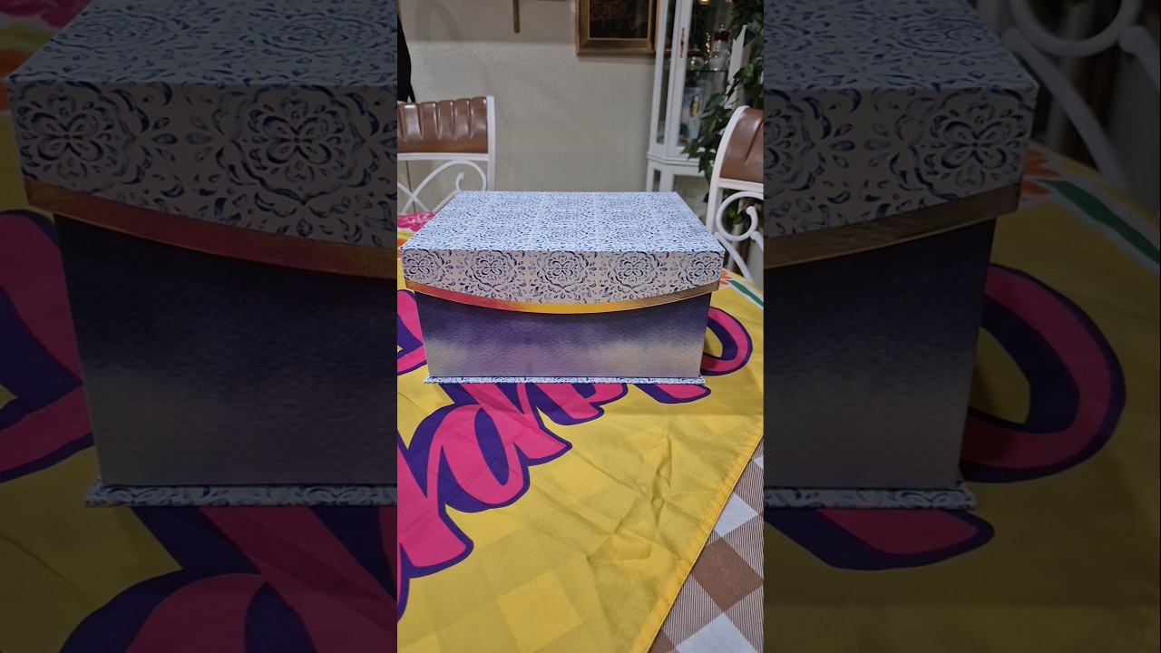 Blue Theme Gift Box Idea for Mother's Day #viralshort #mothersday #temu #giftideas