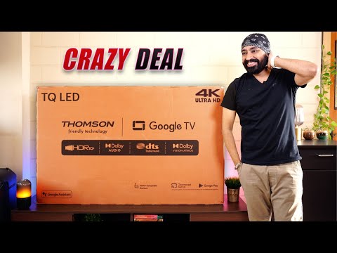 55 inch 4K Google TV with Dolby Vision Rs 28,499 - Thomson TQ-LED TV Review (2023) 🔥