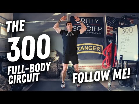 The "300" Full Body Circuit Follow Along Workout