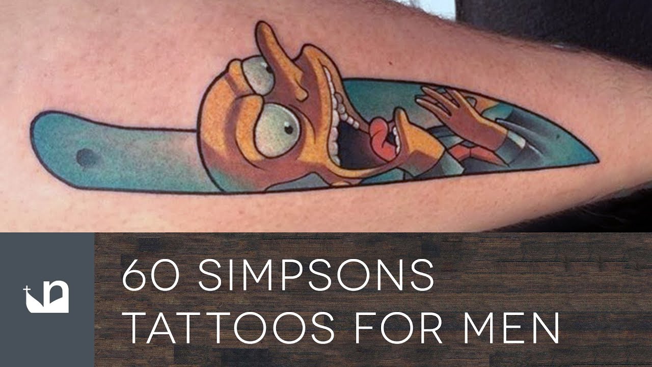 60 Simpsons Tattoos For Men