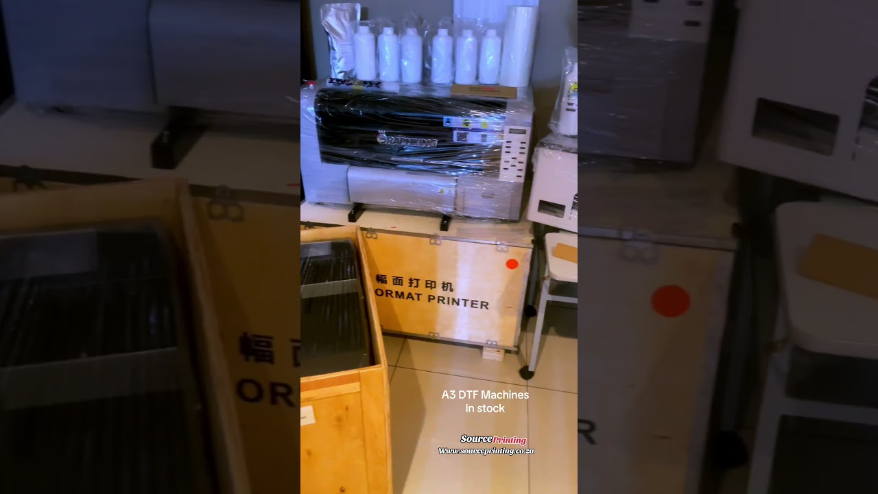 DTF machines available and in stock. Ready to start your business? Contact Sourceprinting