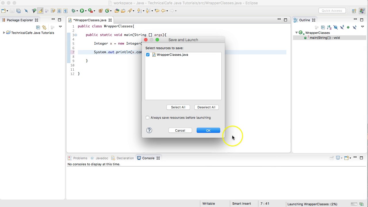 Java Tutorial 21 - Wrapper Classes