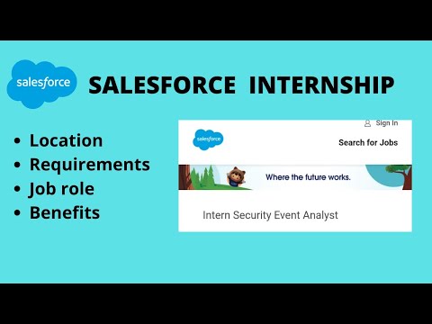 SALESFORCE FREE INTERNSHIP FOR STUDENTS