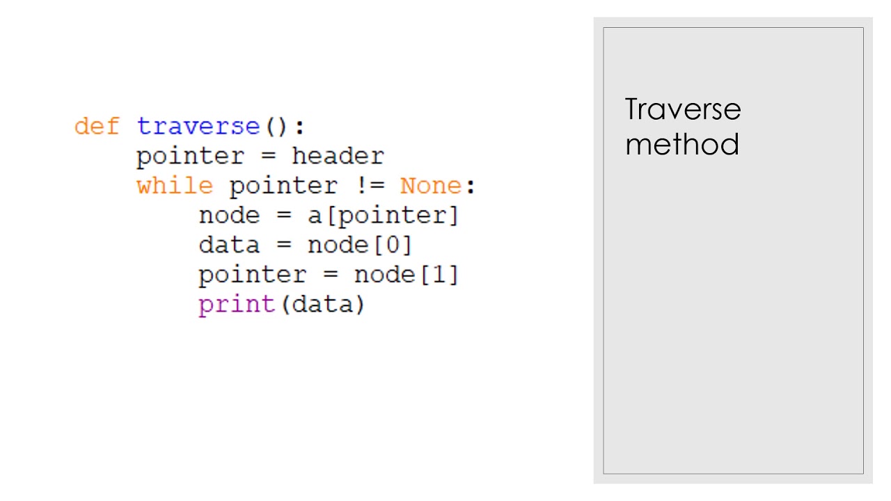 23 9 - Linked list using OOP