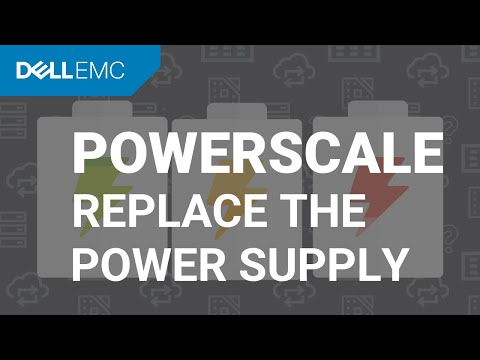 Replace a PowerScale F200/F600 Power Supply