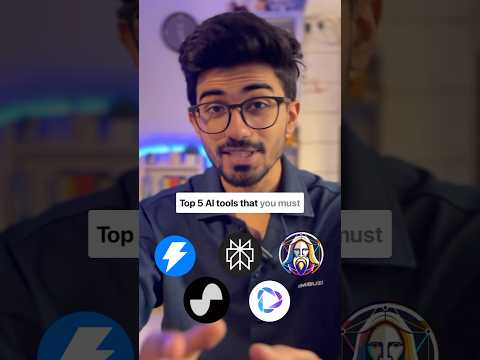 5 free AI tools for Businesses in 2025 | Ali Solanki #shorts #ai #aitools #tech