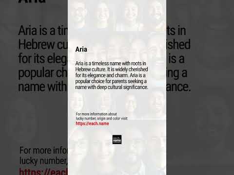 Discover the Meaning of Names! πβ¨ #NameMeaning #BabyNames #UniqueNames #aria