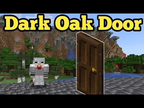 How to Craft a Dark Oak Door in Minecraft