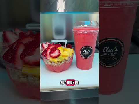 Best Smoothies in LA ! Elsa’s Juice Bar 🔥