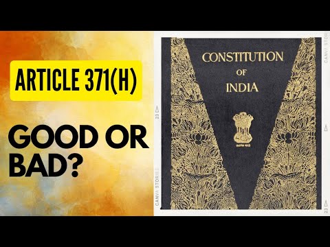 APSSB Article 371(H) Special provision of Arunachal Pradesh || Constitution || #apssb #appsc